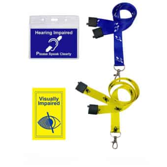 Hearing Visually Disability Card - Medical Card - Hidden Disability